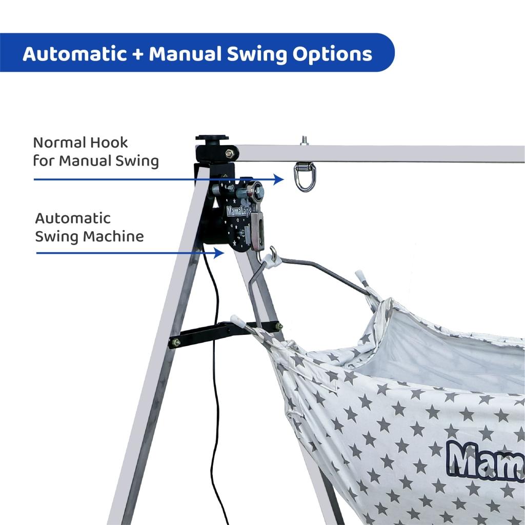 Standard Automatic Baby Cradle - Double Foldable - 7.5* Kg Cradle ...