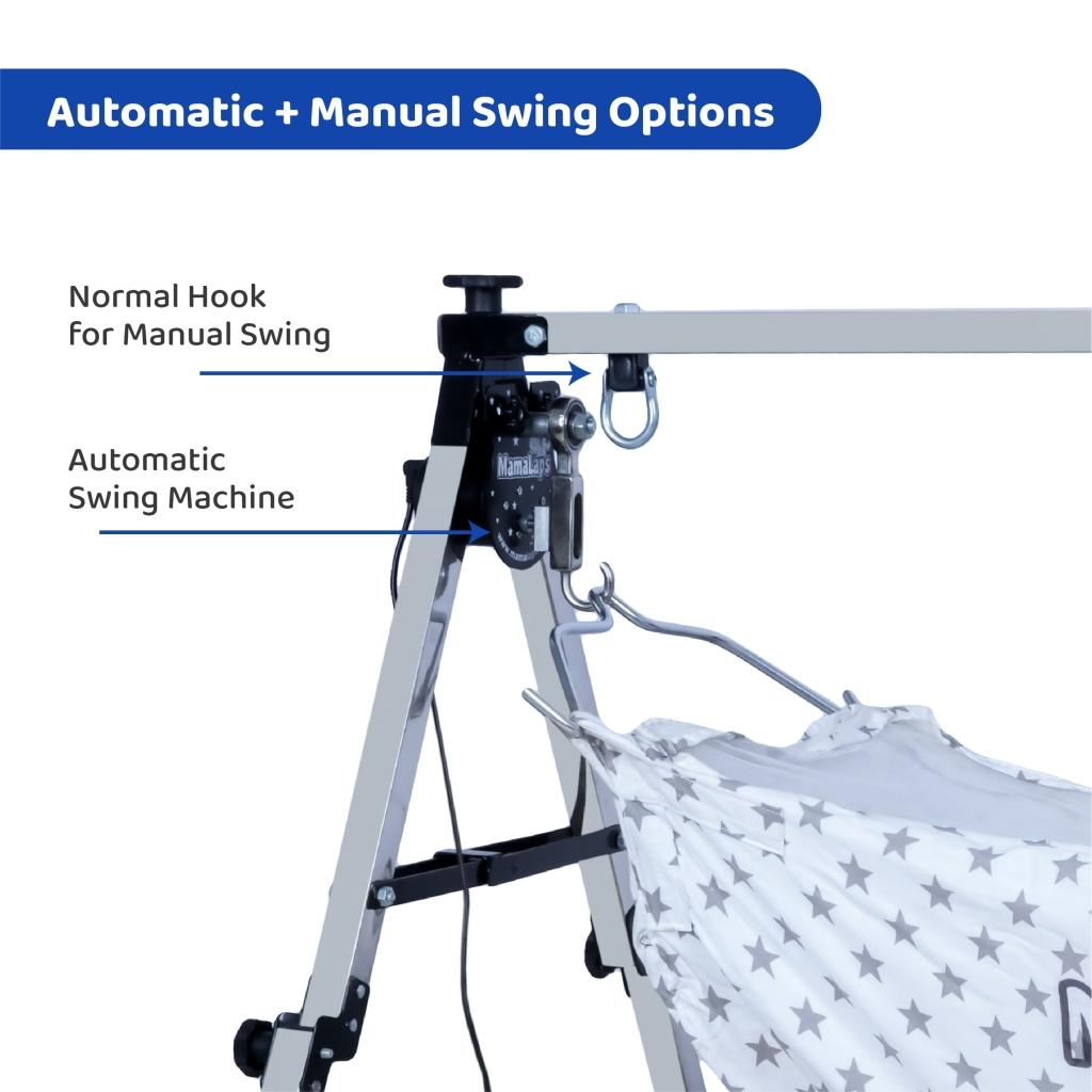 Pro Plus Automatic Baby Cradle - Double Foldable Heavy - 10* Kg Cradle ...